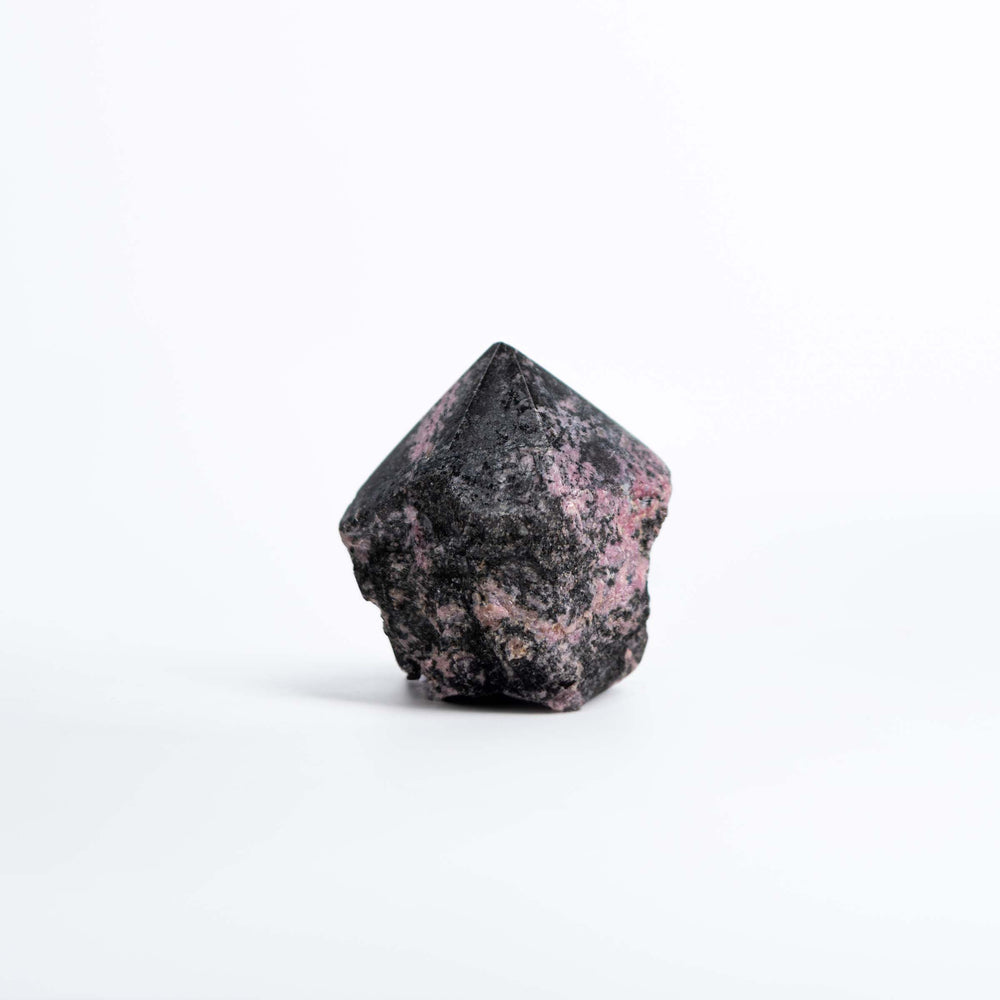 Rhodonite Crystal Point for Emotional Healing | AIIR Professional